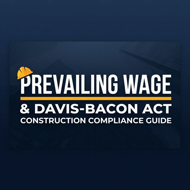 Prevailing Wage And Davis Bacon Act The Complete Employer Guide 2025